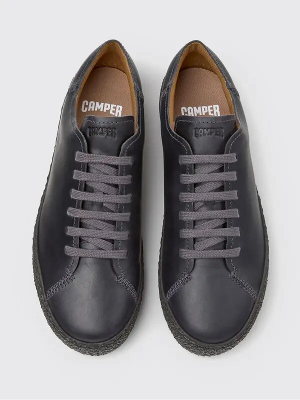 Camper Peu Terreno Leather Trainers With Embossed Logo