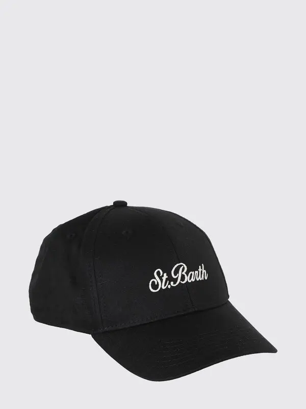 MC2 SAINT BARTH Embroidered Cotton Baseball Cap - Black