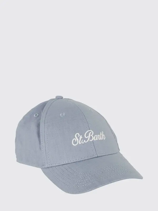 MC2 SAINT BARTH Embroidered Cotton Baseball Cap - Denim