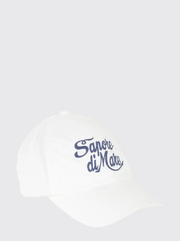 MC2 SAINT BARTH Embroidered Cotton Baseball Cap - White