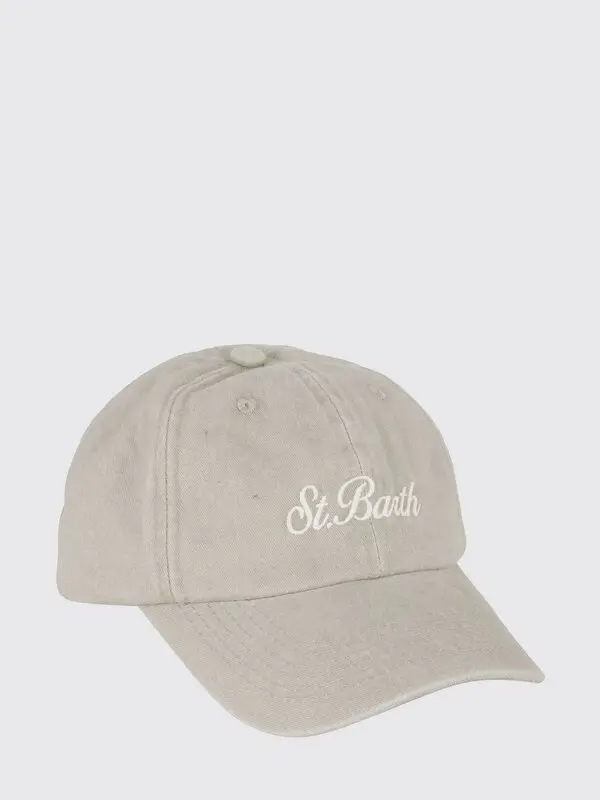 MC2 SAINT BARTH Cotton Baseball Cap With Embroidered Logo - Beige