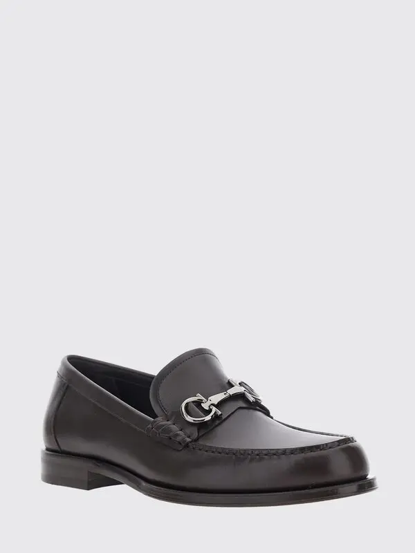 FERRAGAMO Horsebit Loafers - Dark
