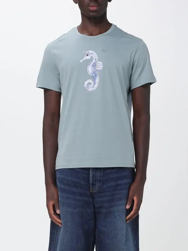 Emporio Armani T-shirt - Gnawed Blue