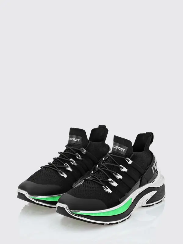 PLEIN SPORT Athletic Sneakers - Black
