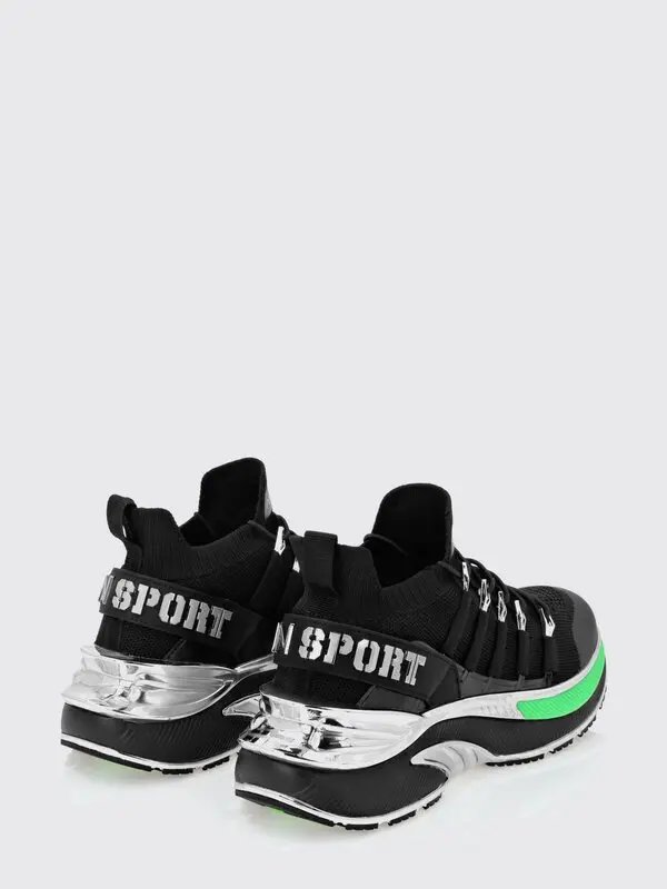 PLEIN SPORT Athletic Sneakers - Black