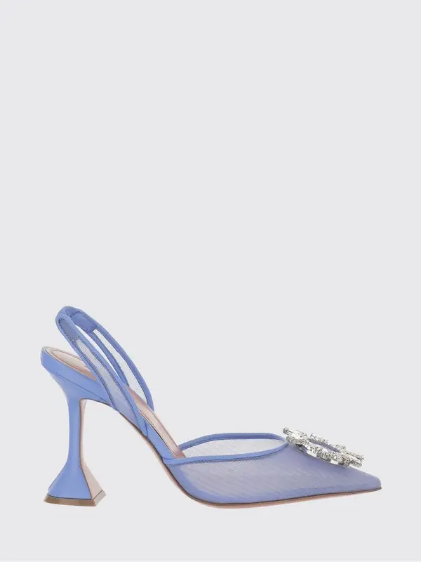 Amina Muaddi High Heel Shoes - Blue