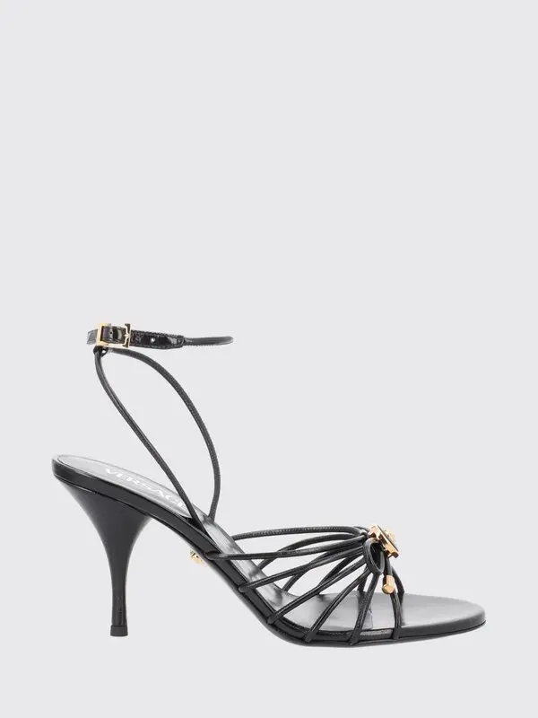 Versace Heeled Sandals - Black