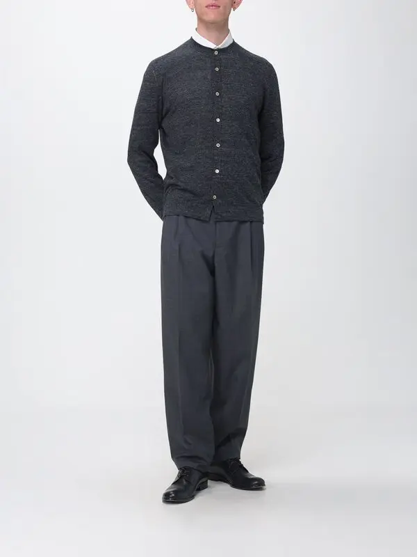Brunello Cucinelli Slim-fit Cotton Crew-neck Cardigan - Black