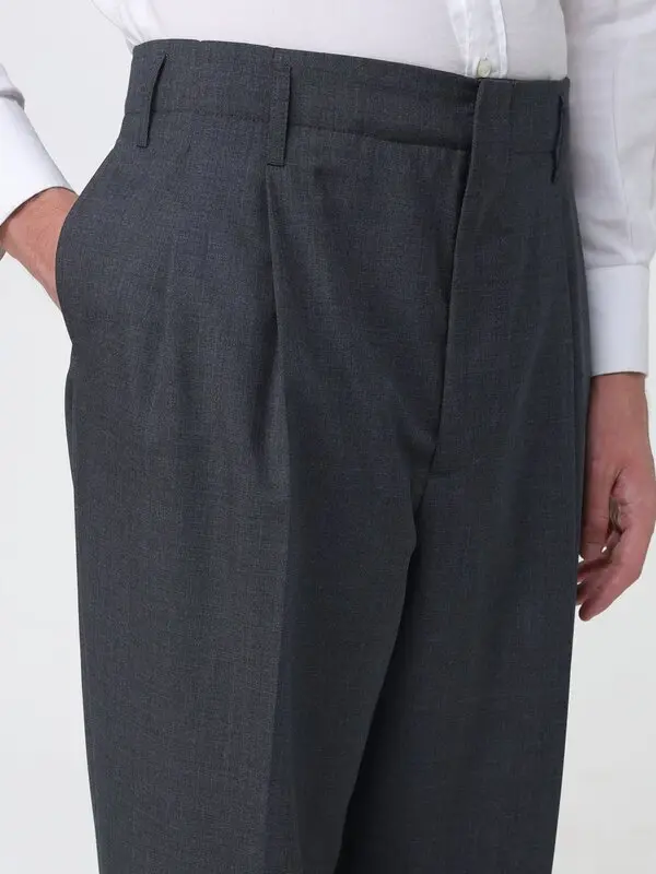 Brunello Cucinelli Wide-leg Wool Tailored Trousers