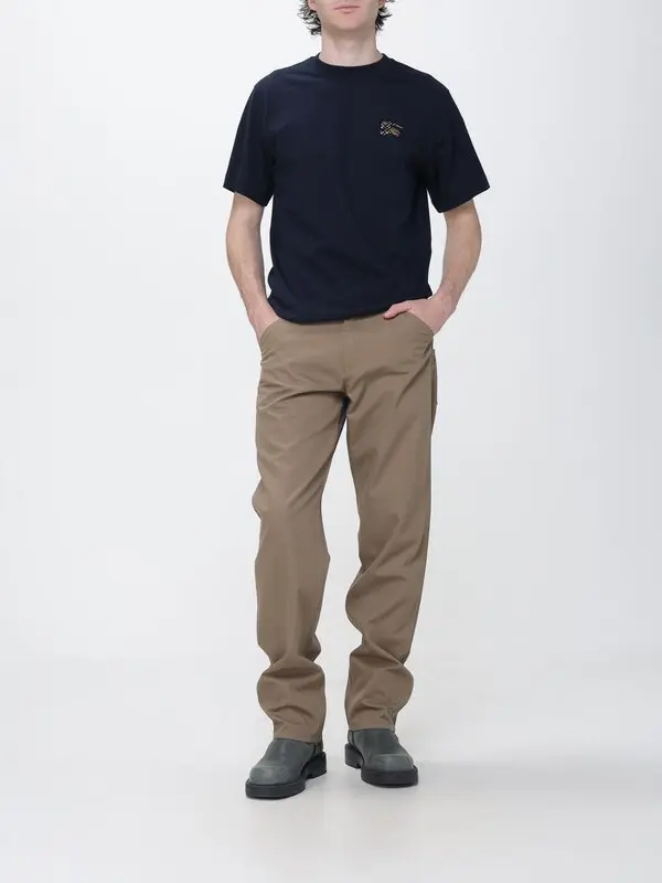Burberry Straight-leg Cotton Trousers