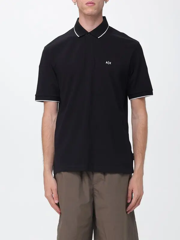 Armani Exchange Polo Shirt - Black