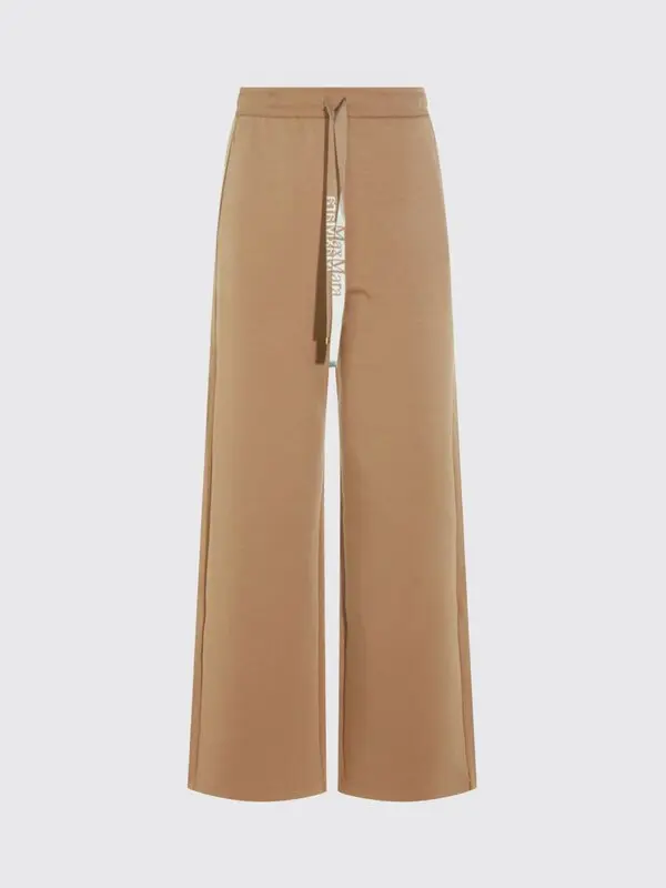 Max Mara High-waisted Jersey Joggers With Drawstring - Camel