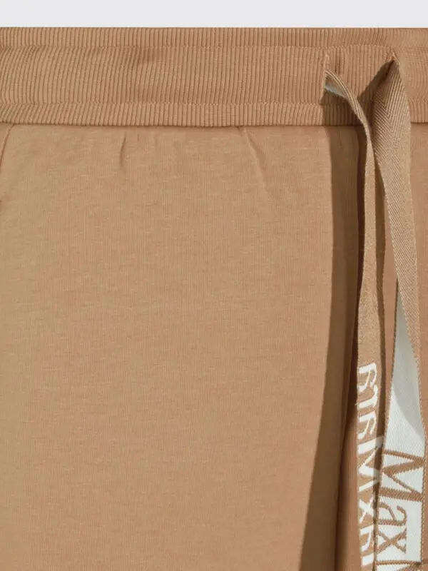 Max Mara High-waisted Jersey Joggers With Drawstring - Camel