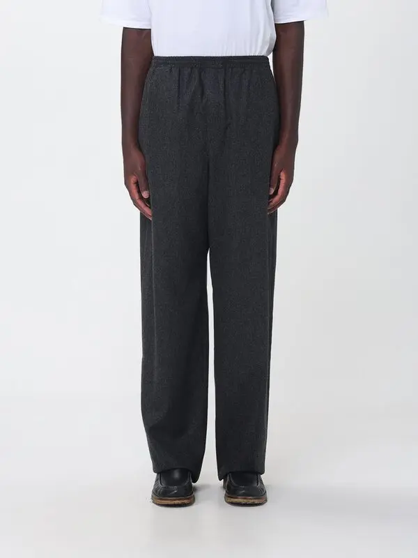 JIL SANDER Wide-leg Wool Trousers With Elasticated Waist