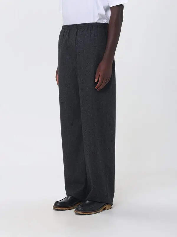 JIL SANDER Wide-leg Wool Trousers With Elasticated Waist