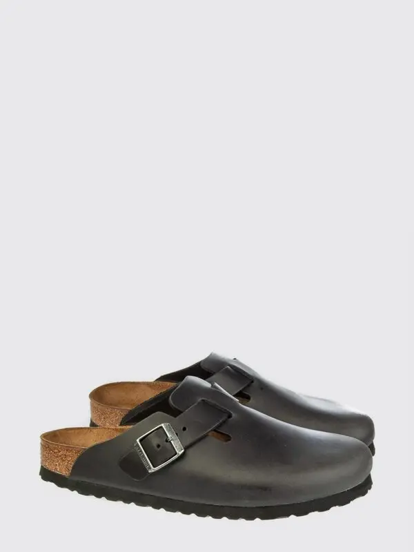 BIRKENSTOCK Flat Clogs - Black