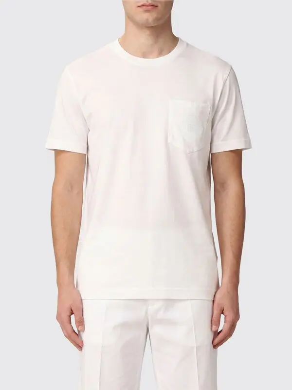 Dolce & Gabbana Cotton Crew-neck T-shirt With Patch Pocket