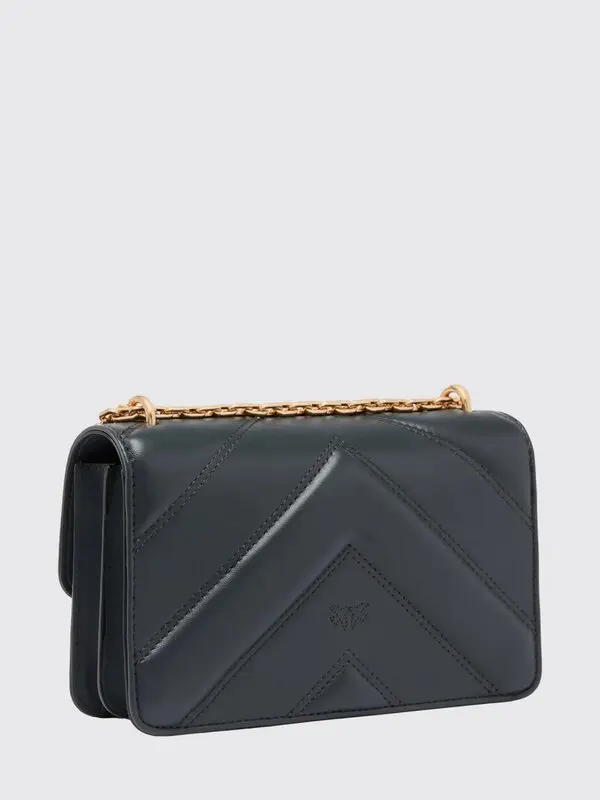 Pinko Quilted Leather Crossbody Bag