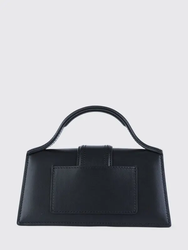 Jacquemus Mini Bag With Gold Tone Logo - Black