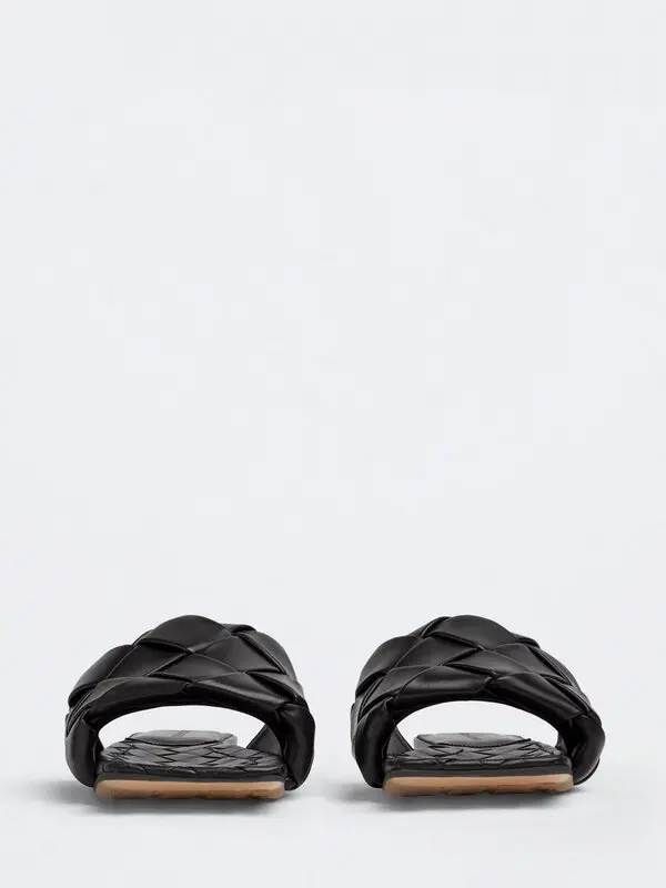 Bottega Veneta Lido Woven Nappa Leather Mule Sandals