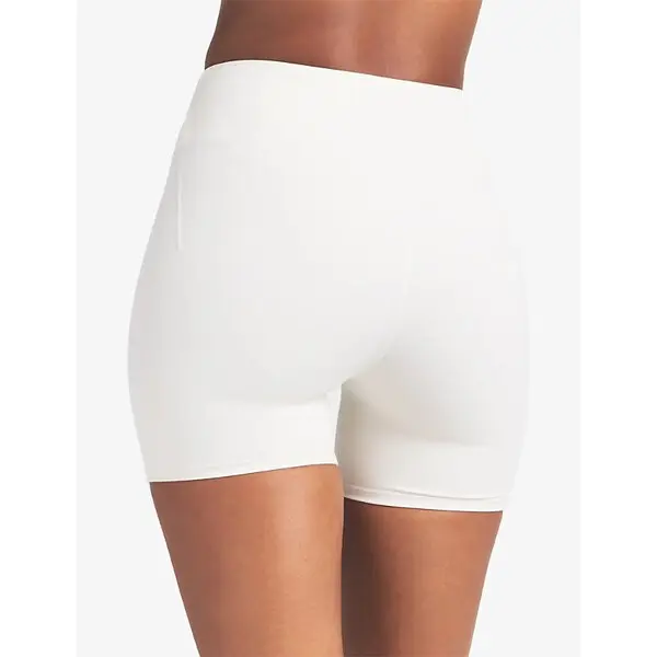 NIKESKIMS Matte High-waisted Biker Shorts - Ivory