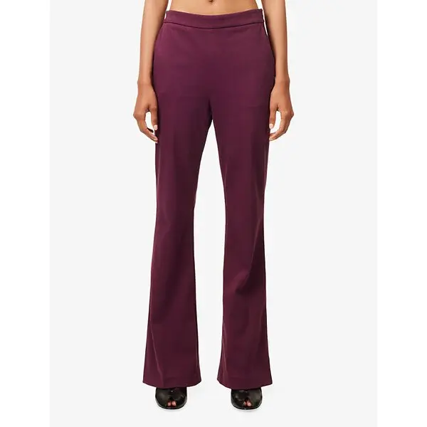 Simkhai Gia Kick-flare Cotton-blend Trousers