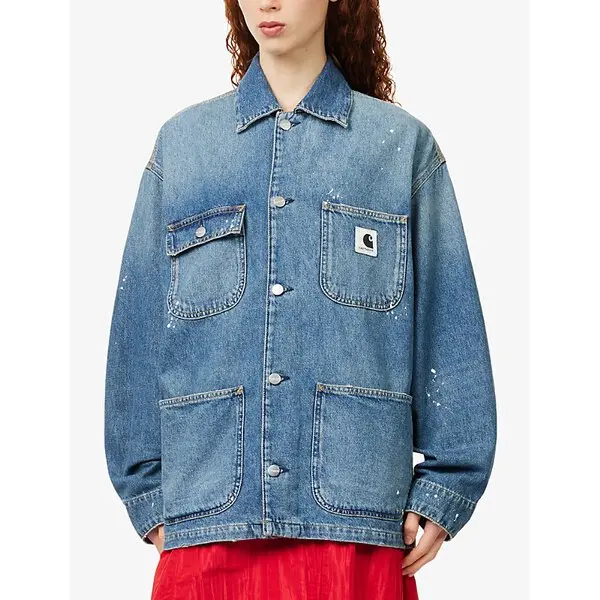 Carhartt Work In Progress Denim Chore Jacket - Blue
