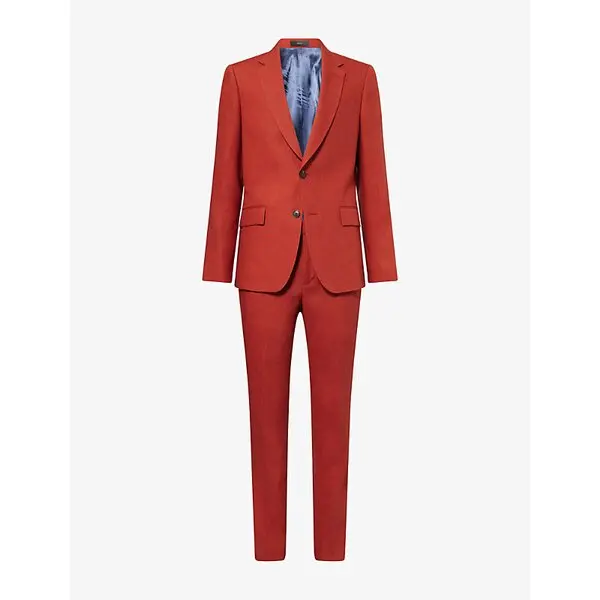 Paul Smith Single-breasted Notch-lapel Linen Suit