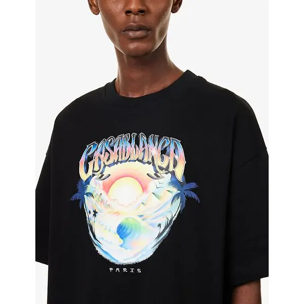 Casablanca Oversized Casa Sunset Cotton T-shirt