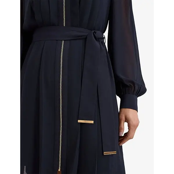 PHASE EIGHT Belted Woven Mini Dress