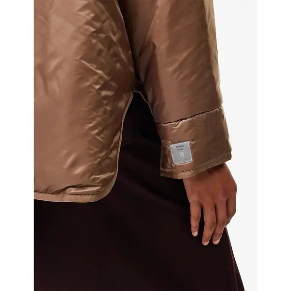 Max Mara Hooded Water-repellent Canvas Jacket