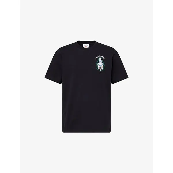 Casablanca Classic Hotel Cotton T-shirt - Black