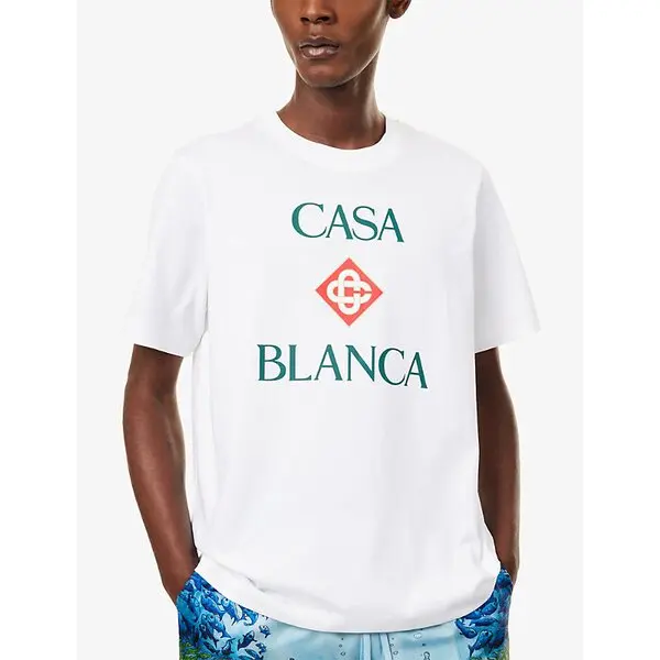 Casablanca Classic-logo Cotton T-shirt
