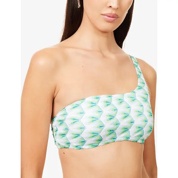 Missoni One-shoulder Bikini Set