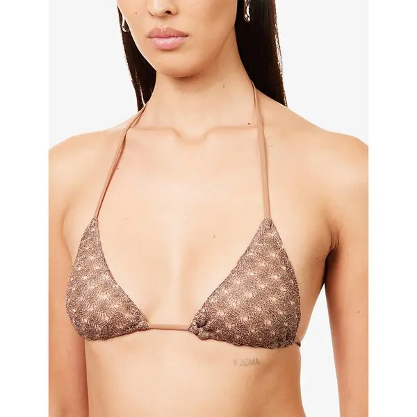 Missoni Lamé Triangle Bikini Set