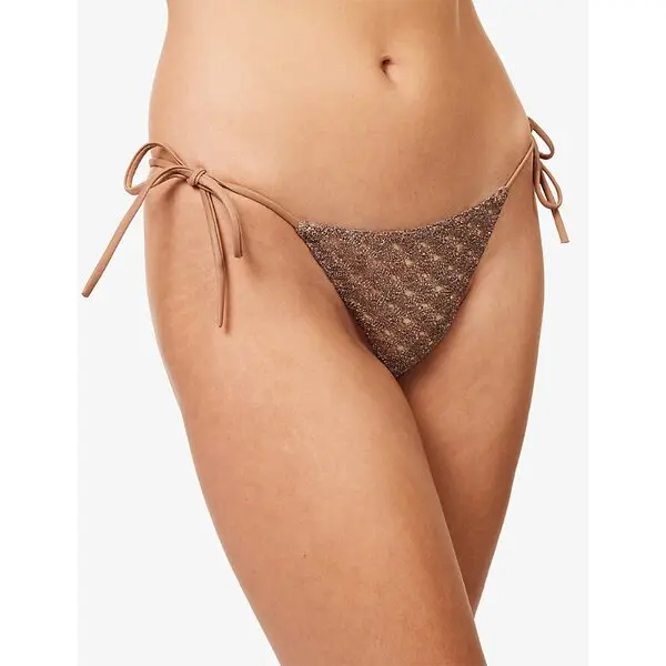 Missoni Lamé Triangle Bikini Set