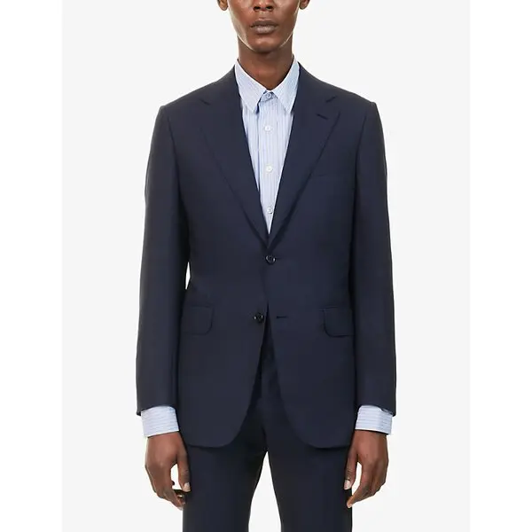 Dunhill Belgravia Single-breasted Wool Jacket