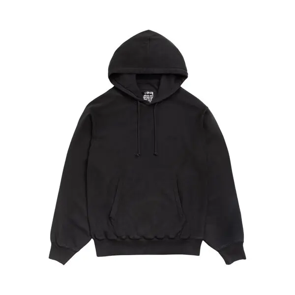 StÜssy Lightweight Terry Hoodie - Black