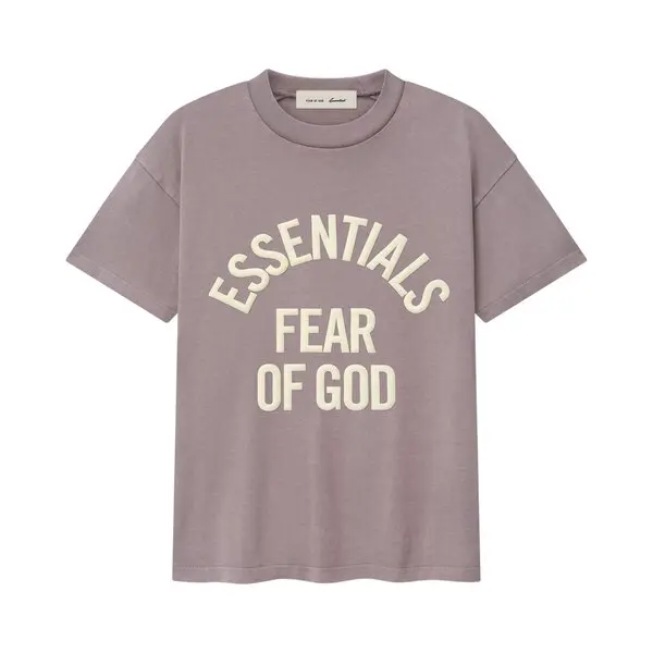 Fear Of God Campus Classic Short Sleeve Tee 'faded Mauve - Pink