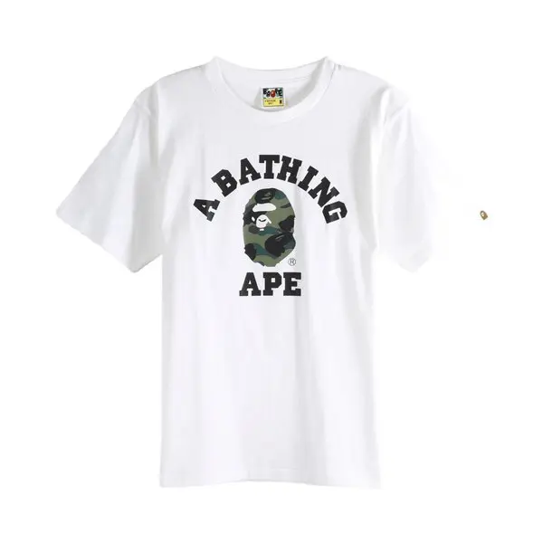 A BATHING APE 1st Camo College Tee
