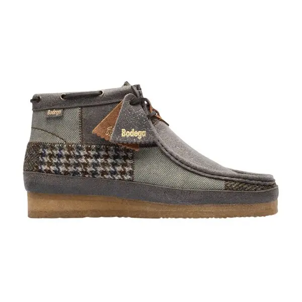 Clarks Bodega X Wallabee 3.0 'northeast Corridor Patchwork - Grey