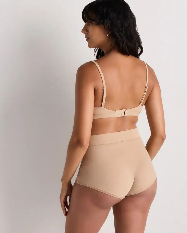 Quince Second Skin Nursing Scoop Bralette - Sand