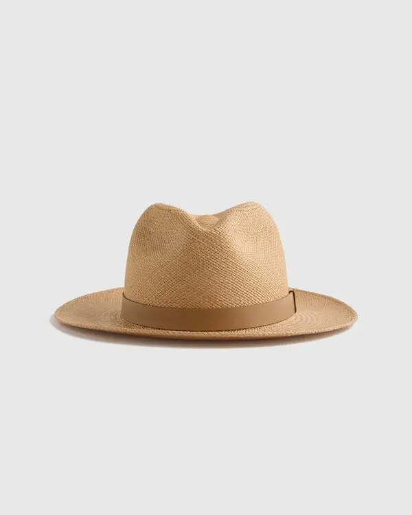 Quince Toquilla Straw Panama Hat - Rustic Tan
