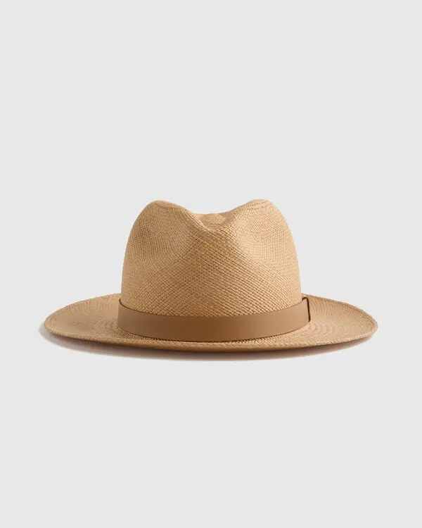 Quince Toquilla Straw Panama Hat - Rustic Tan