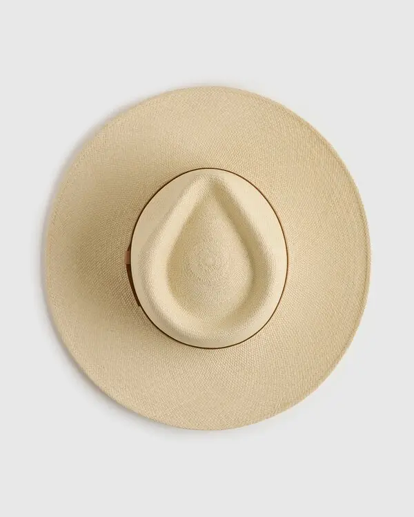 Quince Toquilla Straw Wide Brim Panama Hat