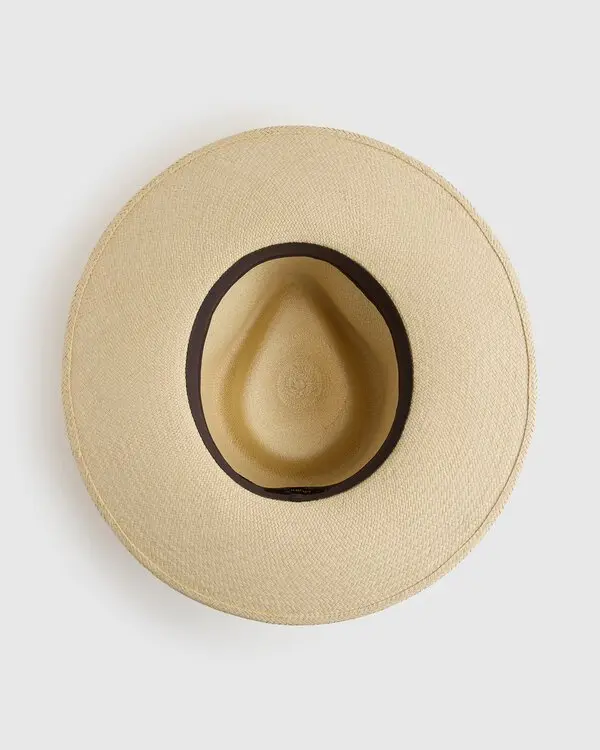 Quince Toquilla Straw Wide Brim Panama Hat