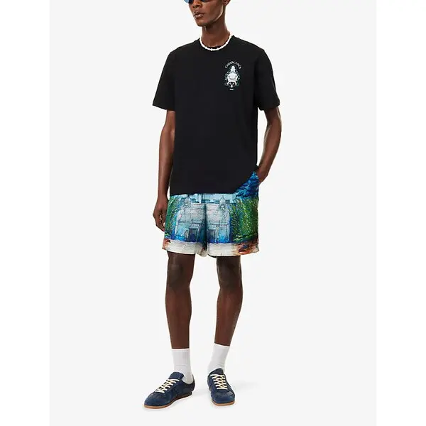 Casablanca Classic Hotel Cotton T-shirt - Black