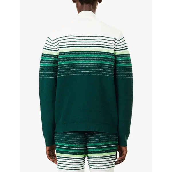 Casablanca Boucle Stripe Zip-up Track Jacket