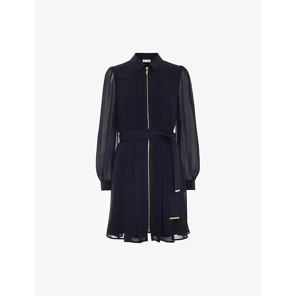 PHASE EIGHT Lottie Belted Woven Mini Dress