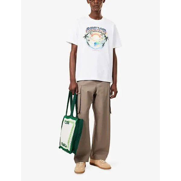 Casablanca Classic Casa Sunset Cotton T-shirt